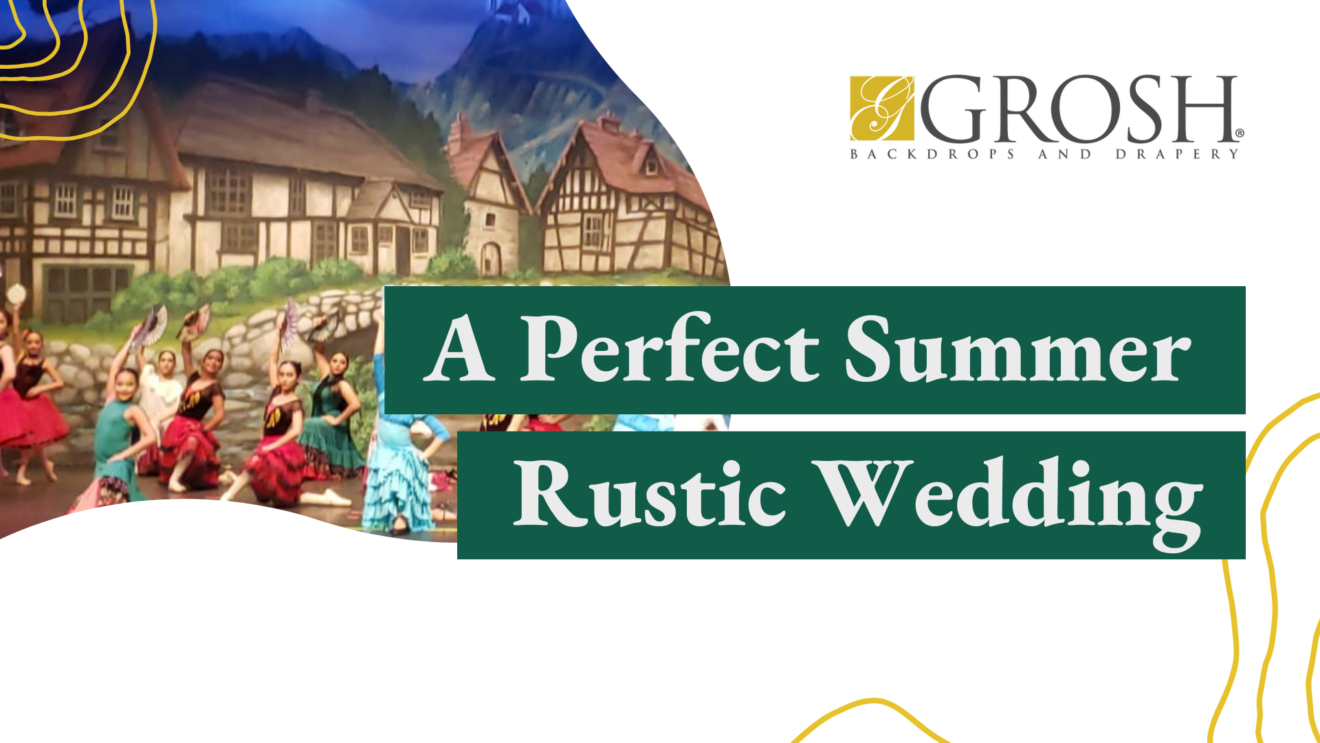 A Perfect Summer Rustic Wedding – Grosh Backdrops