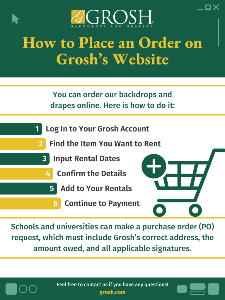 How to Place an Order on Grosh’s Website – Grosh Backdrops