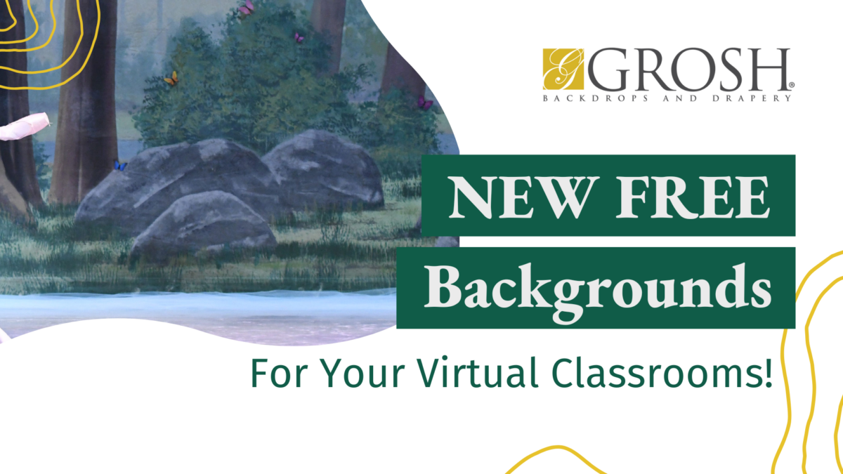 NEW FREE Backgrounds for your Virtual Classrooms! – Grosh Backdrops