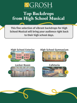 Top Backdrops from High School Musical – Grosh Backdrops