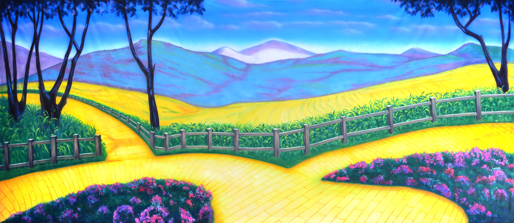Over 100 Backdrops for The Wizard of Oz Production – Grosh Backdrops